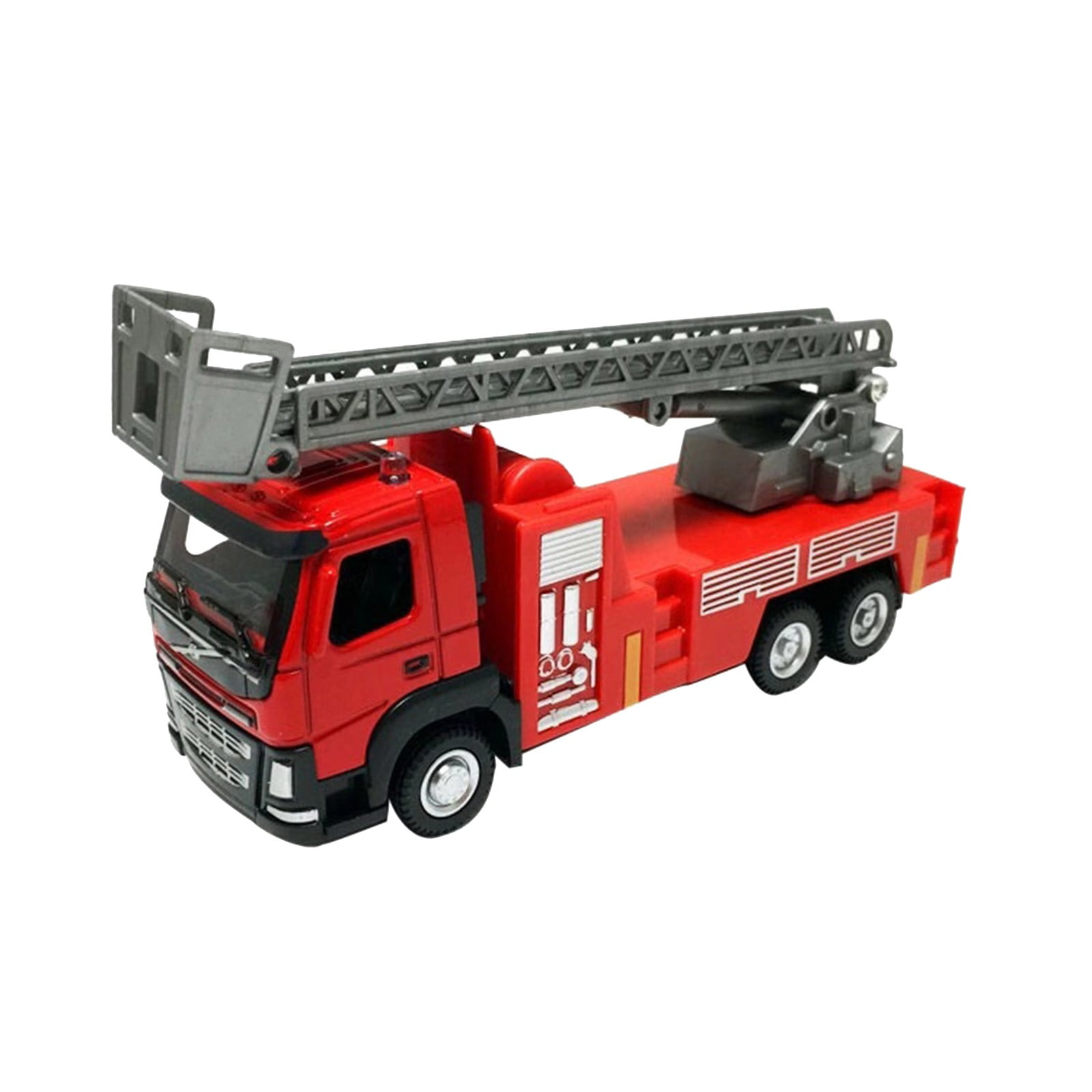 Partheme Novelty Toys 2 Counts Large Children's Alloy 1:50 Ladder Fire ...