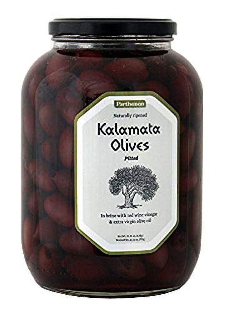 Parthenon Pitted Kalamata Olives in Brine with Red Wine Vinegar & Extra ...