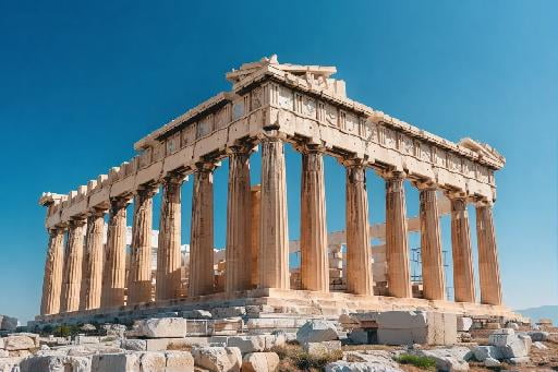 The Parthenon Temple at The Acropolis of Athens Jigsaw Puzzle 1000 ...