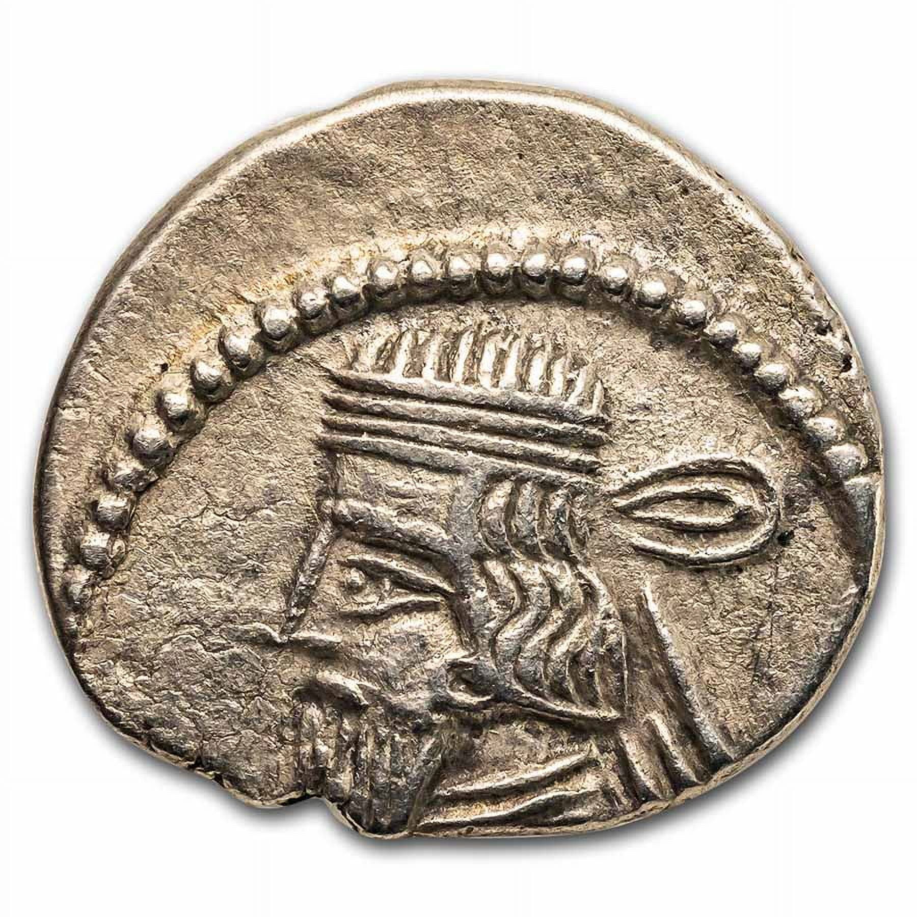 Parthian Empire Silver Drachm Mithradates V (128-147 BC) VF - Walmart.com