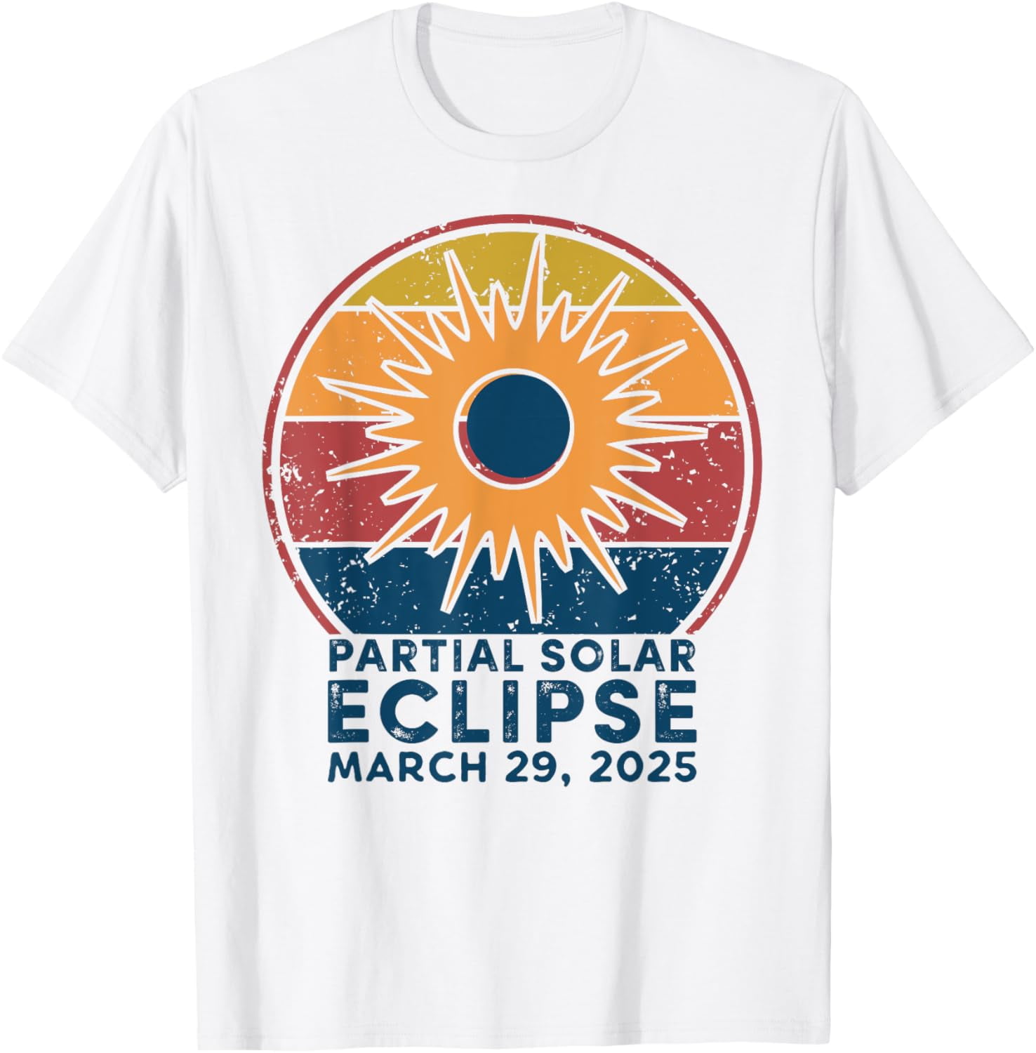 Partial Solar Eclipse March 29, 2025 Vintage 03.29.2025 T-Shirt ...
