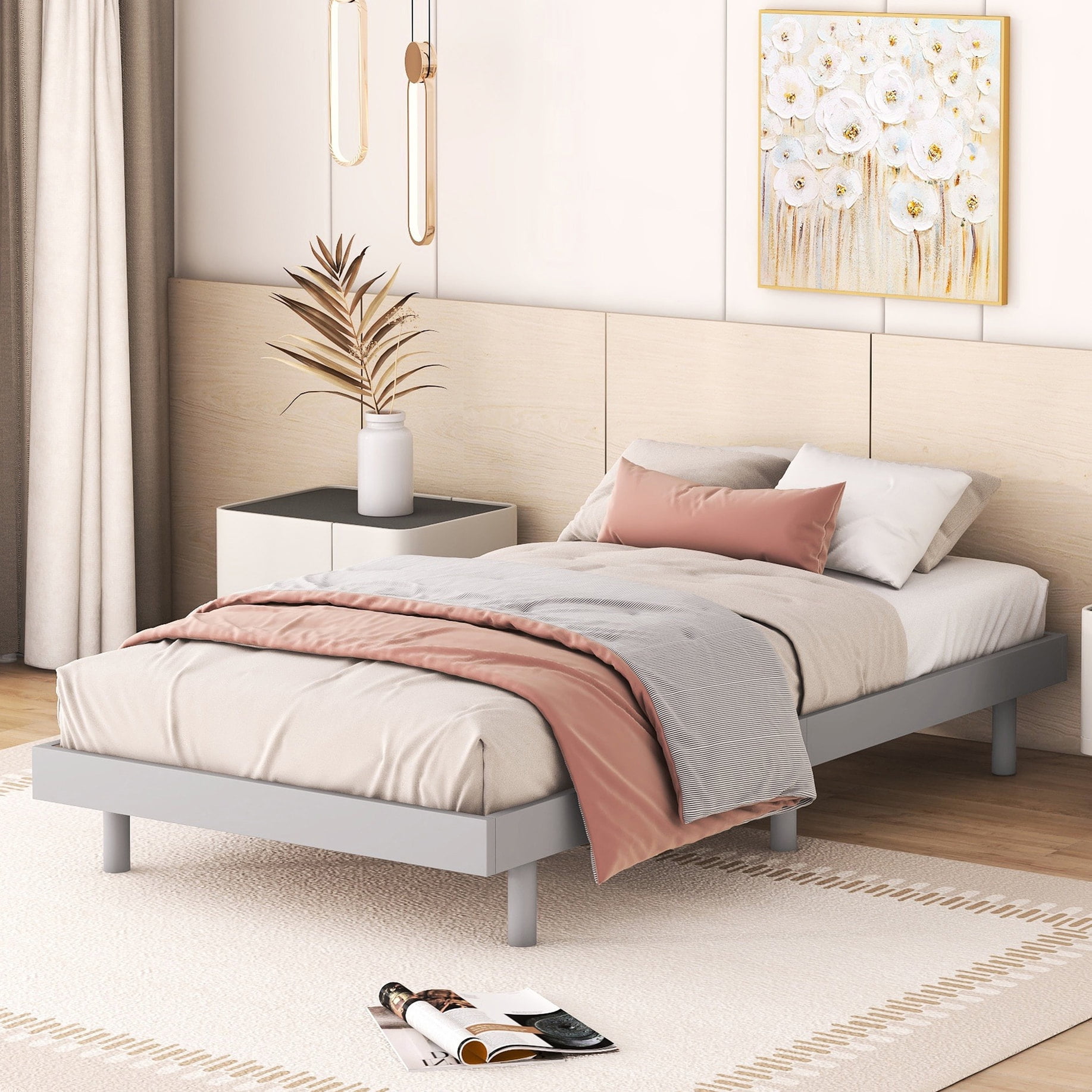 Particle Board Bed Frame / Bedroom Furnishing / Floating Appearance ...