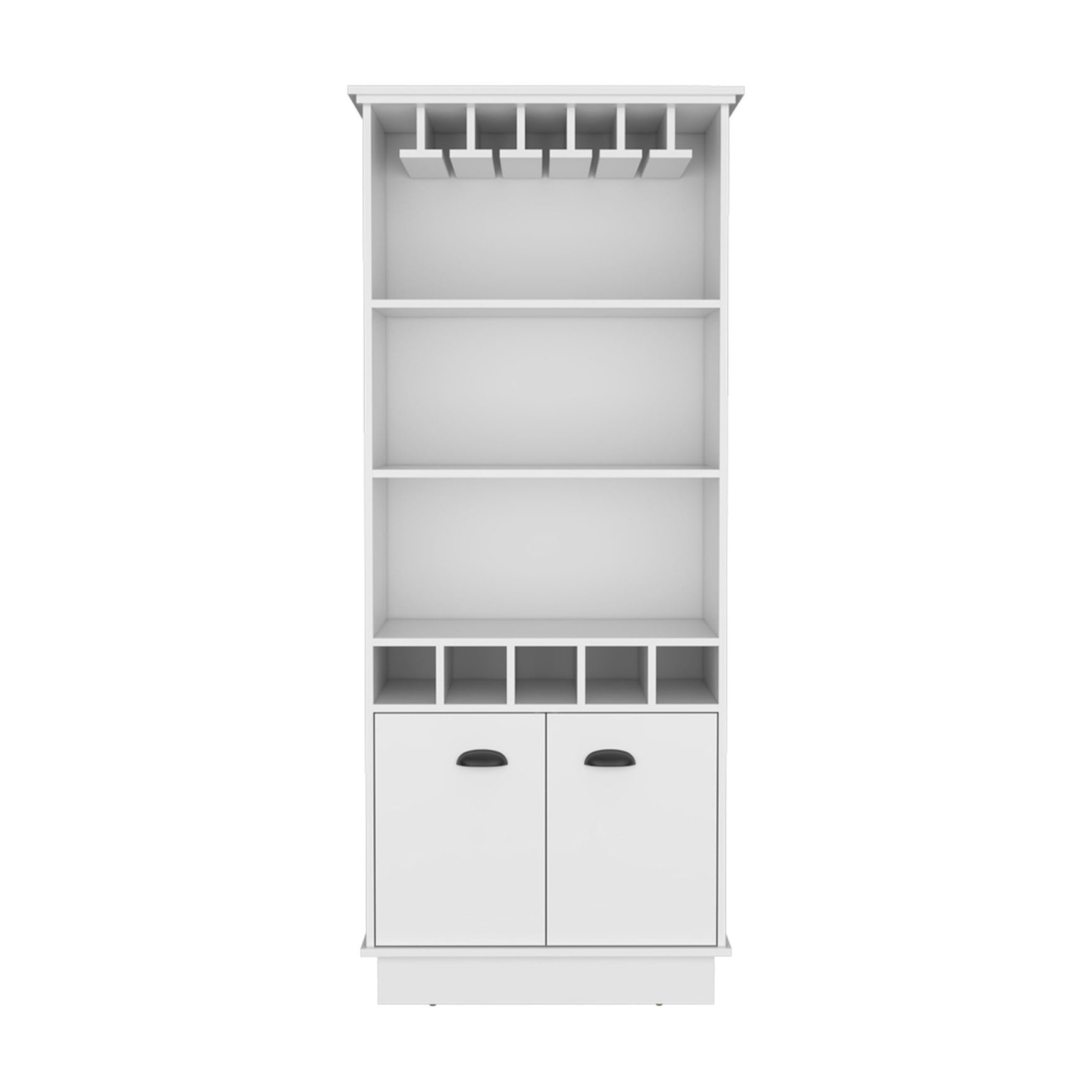 Particle Board Inside - Glassware Display with Rack - Living Room Bar ...