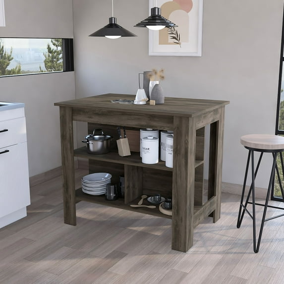 Particle Board Kitchen Island+Easy Assembly Process"-"Home Installation ...