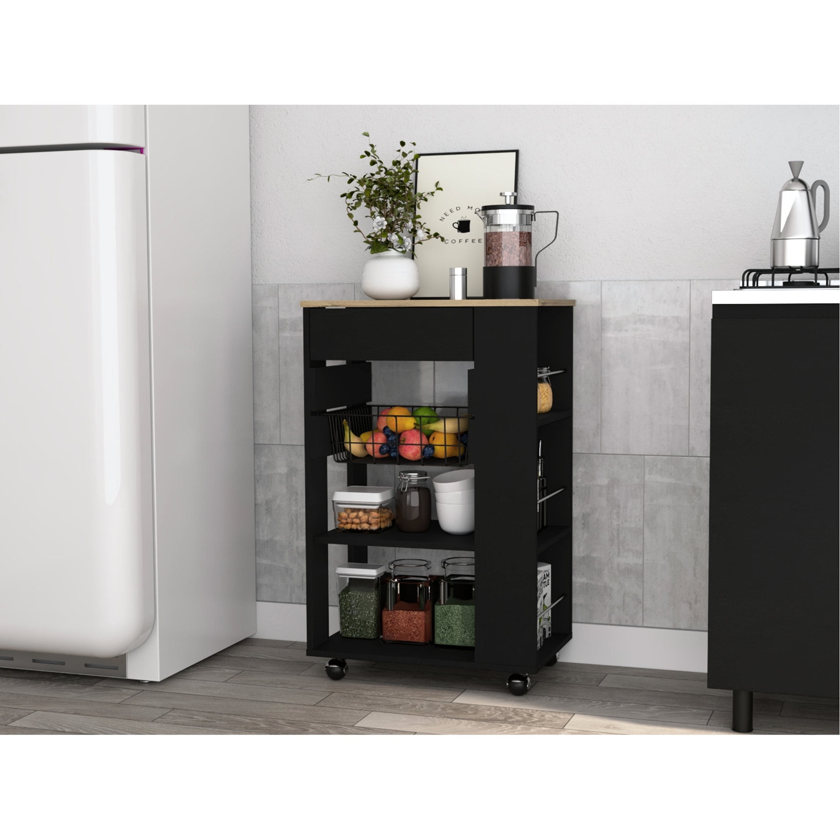 Particle Board Materiality - One Rack for Storage - Kitchen - Manage ...