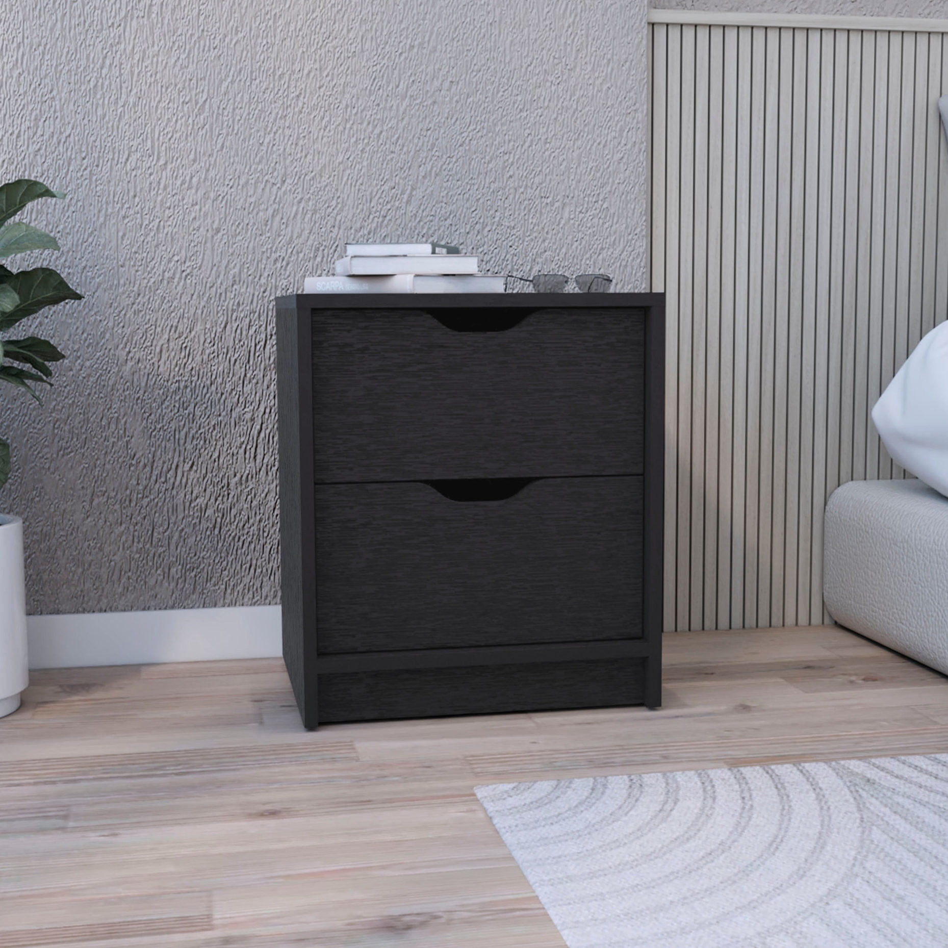 Particle Board Night Table | Pull - out Drawer System | Bedroom Setting ...