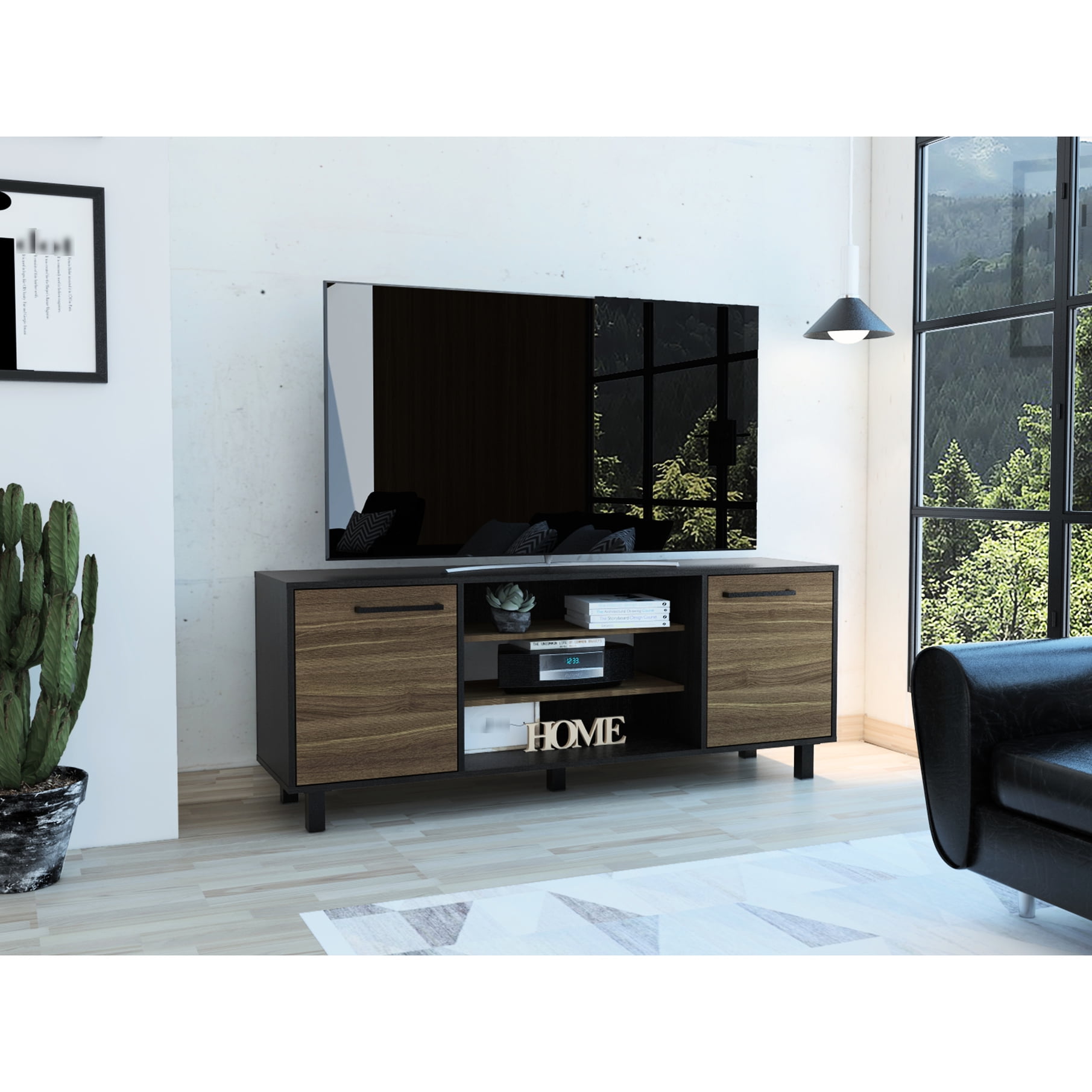 Particle Board Stand with Shelves+Suitable for 55-Inch TV" - "Home ...