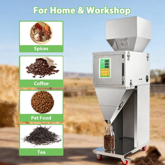 Particle Filling Machine, 0-1000g Automatic Weighing Filler, ±0.1g High ...