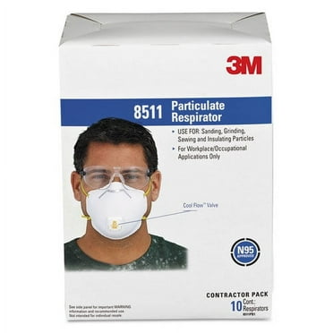 Lightweight Particulate Respirator 8210, N95, 20/box | Bundle of 5 ...