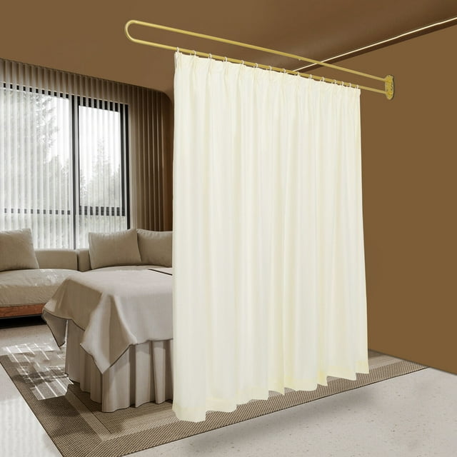 Partition Curtain With U-Shape Tube Privacy Partition Curtain Room ...