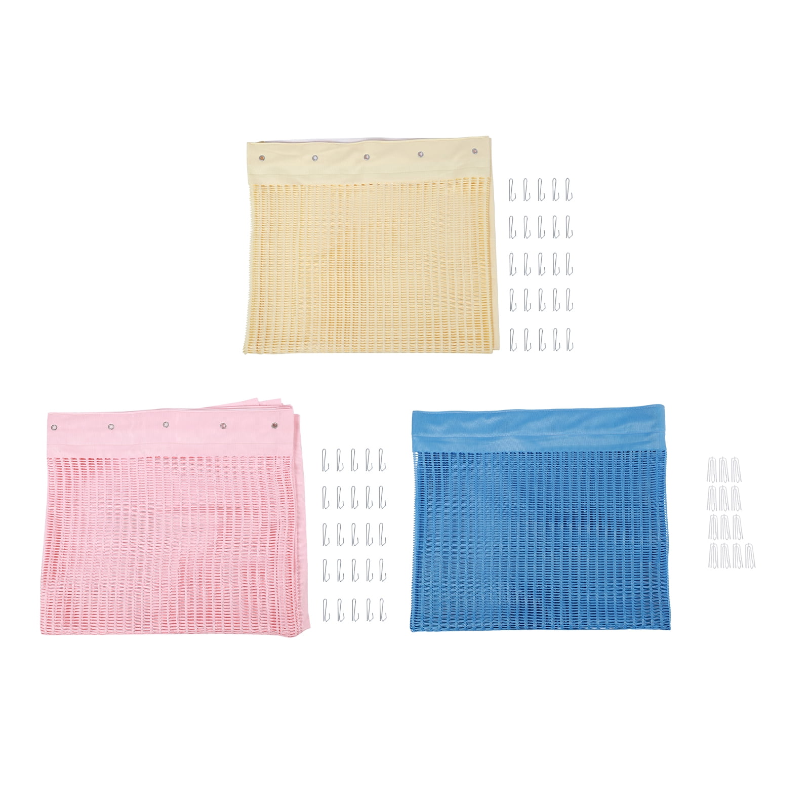 Partition Curtain with Hooks, Light-Blocking Divider Panel for Bedrooms ...