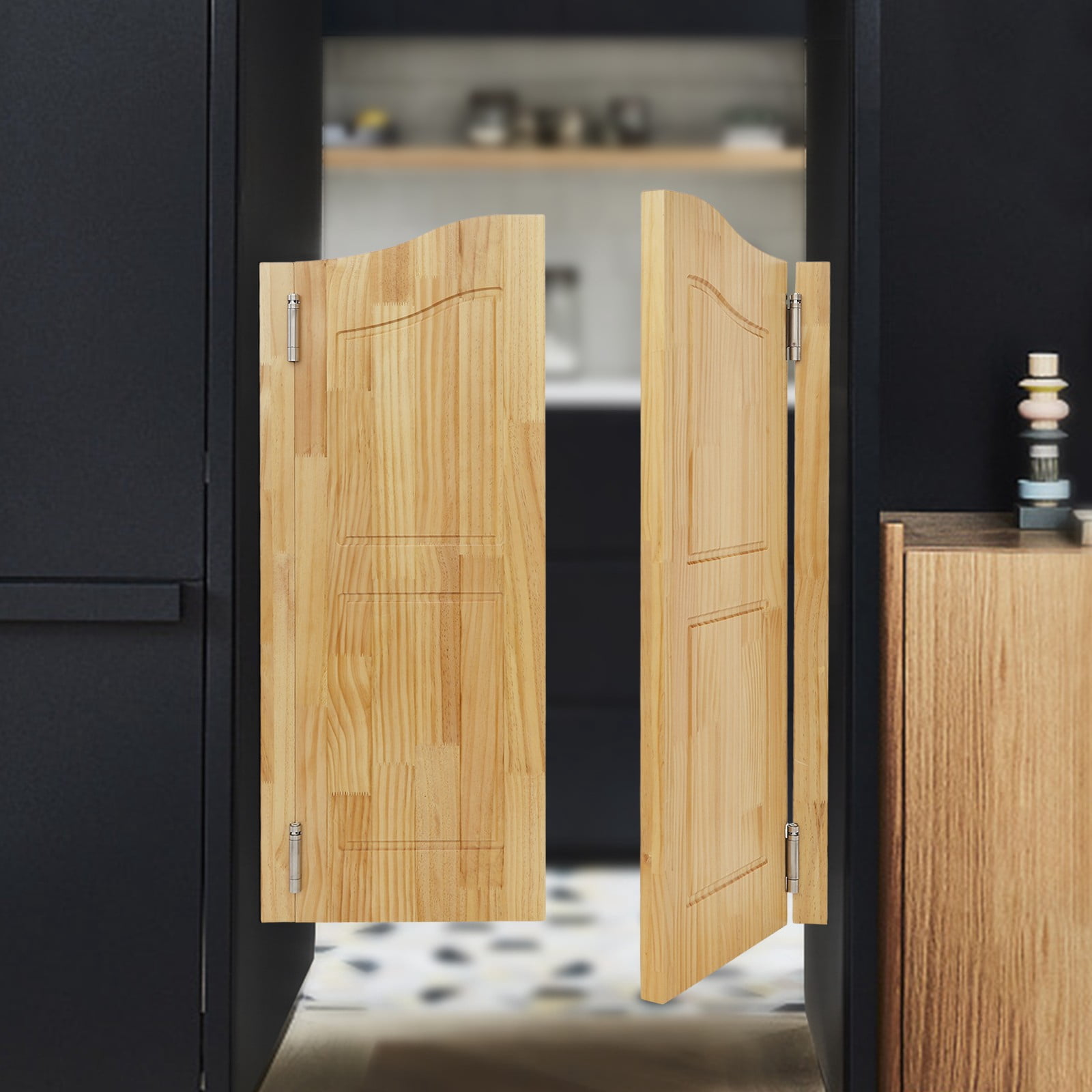Partition Door, Solid Wood Door, Partition Door for Shop Entrance ...
