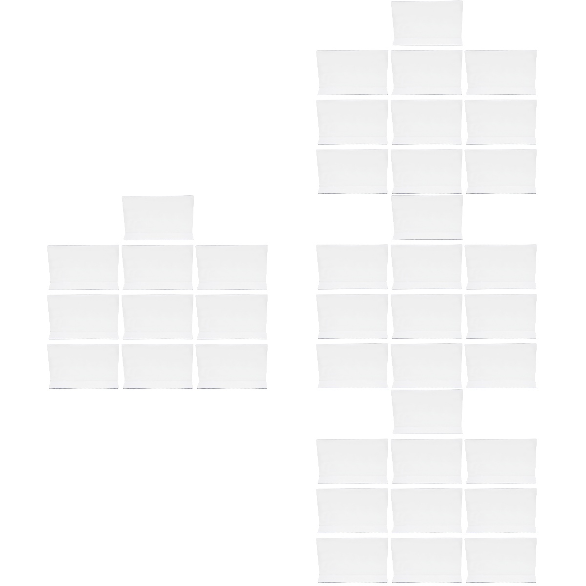 Partition Plate 40 Pcs Plastic Shelf Divider Supermarket Organization ...