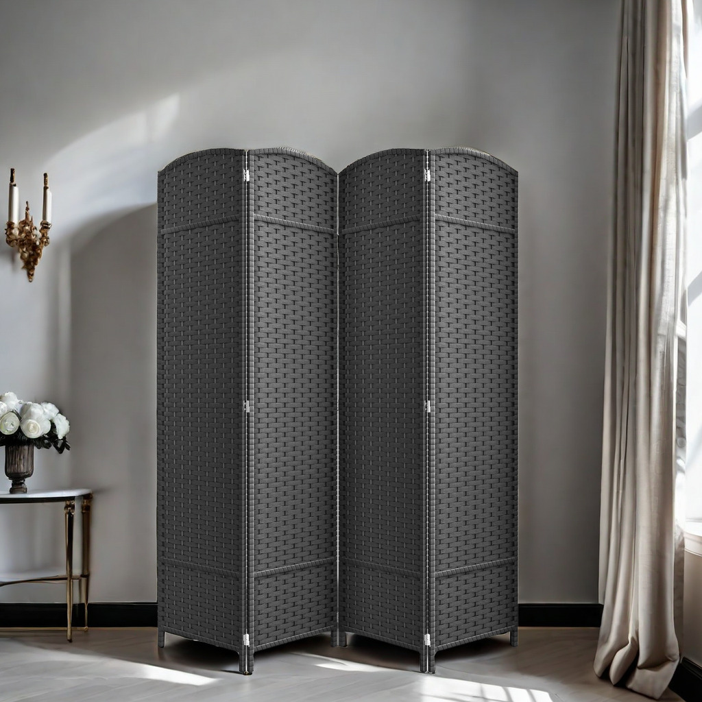 Partition Room Dividers, 6Ft Tall, Mesh Hand-Woven Design, Double ...
