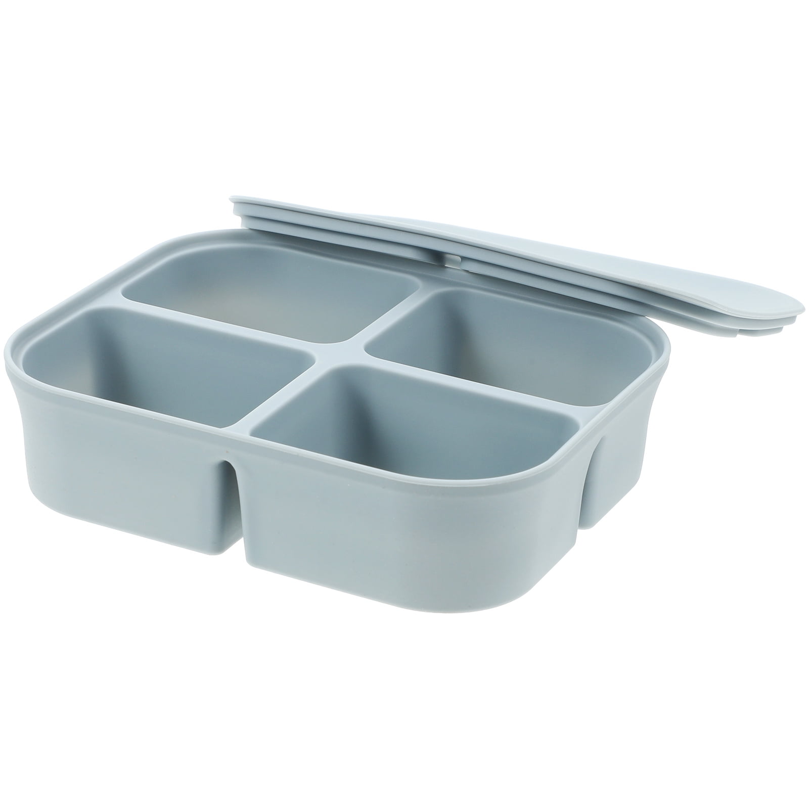 Partition Silicone Box Snack Containers Baby for Toddlers Compartment ...