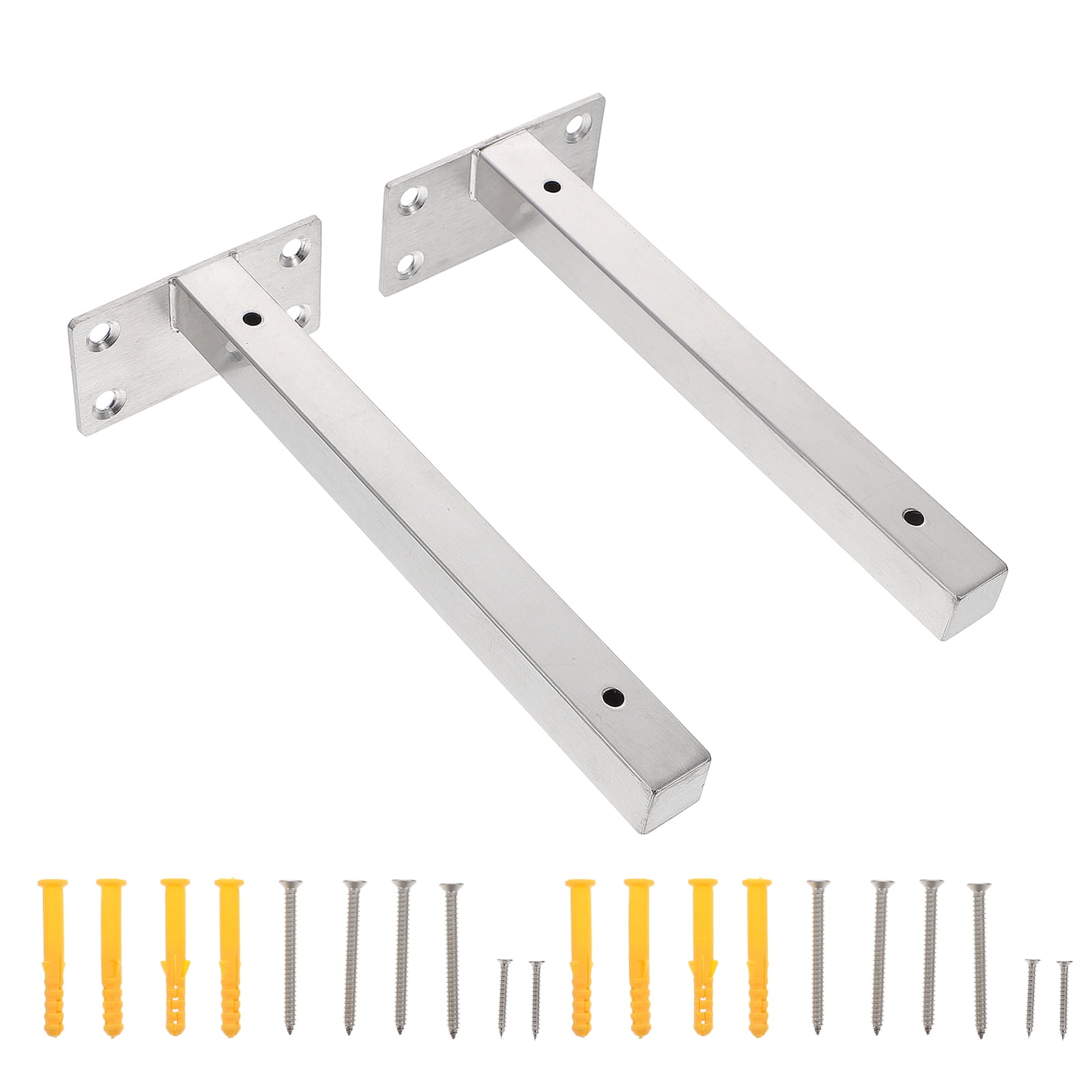 Shelf Floating Brackets Shelves Wall Mounted Hidden Supports Partition ...