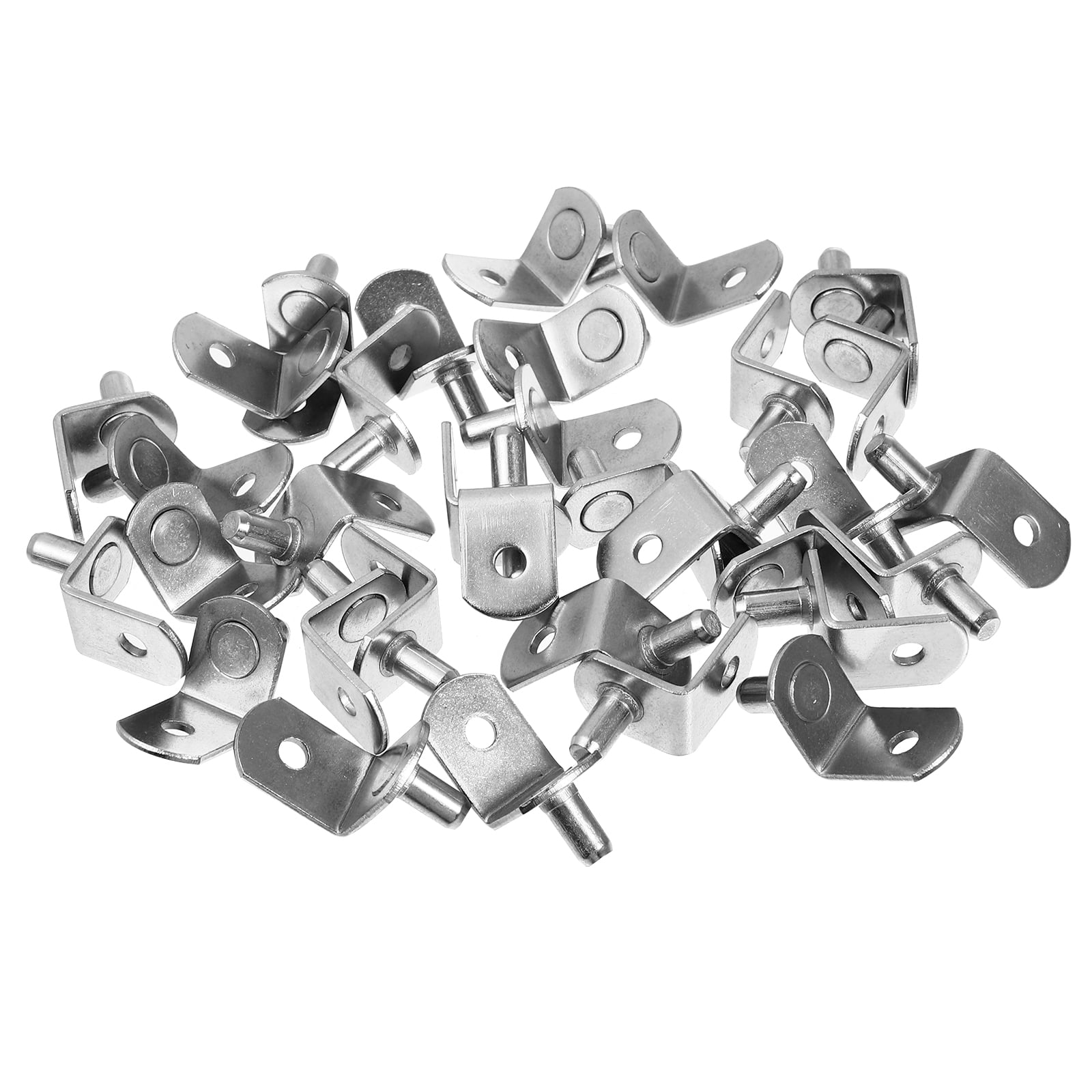 Partition Support Nail Metal Brackets Cabinet Shelf Pegs Shelves ...