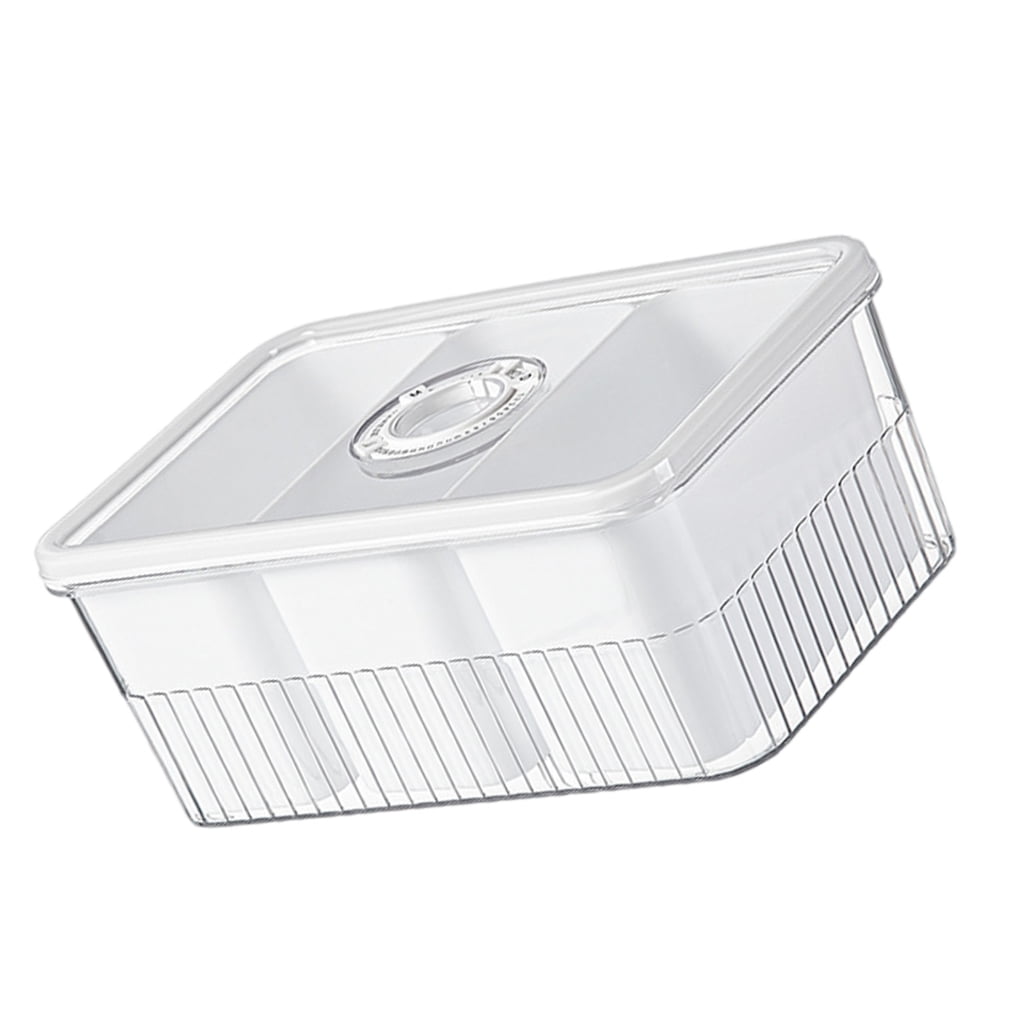 Partitioned Dry Food Container Leakproof Multi Compartment Plastic ...