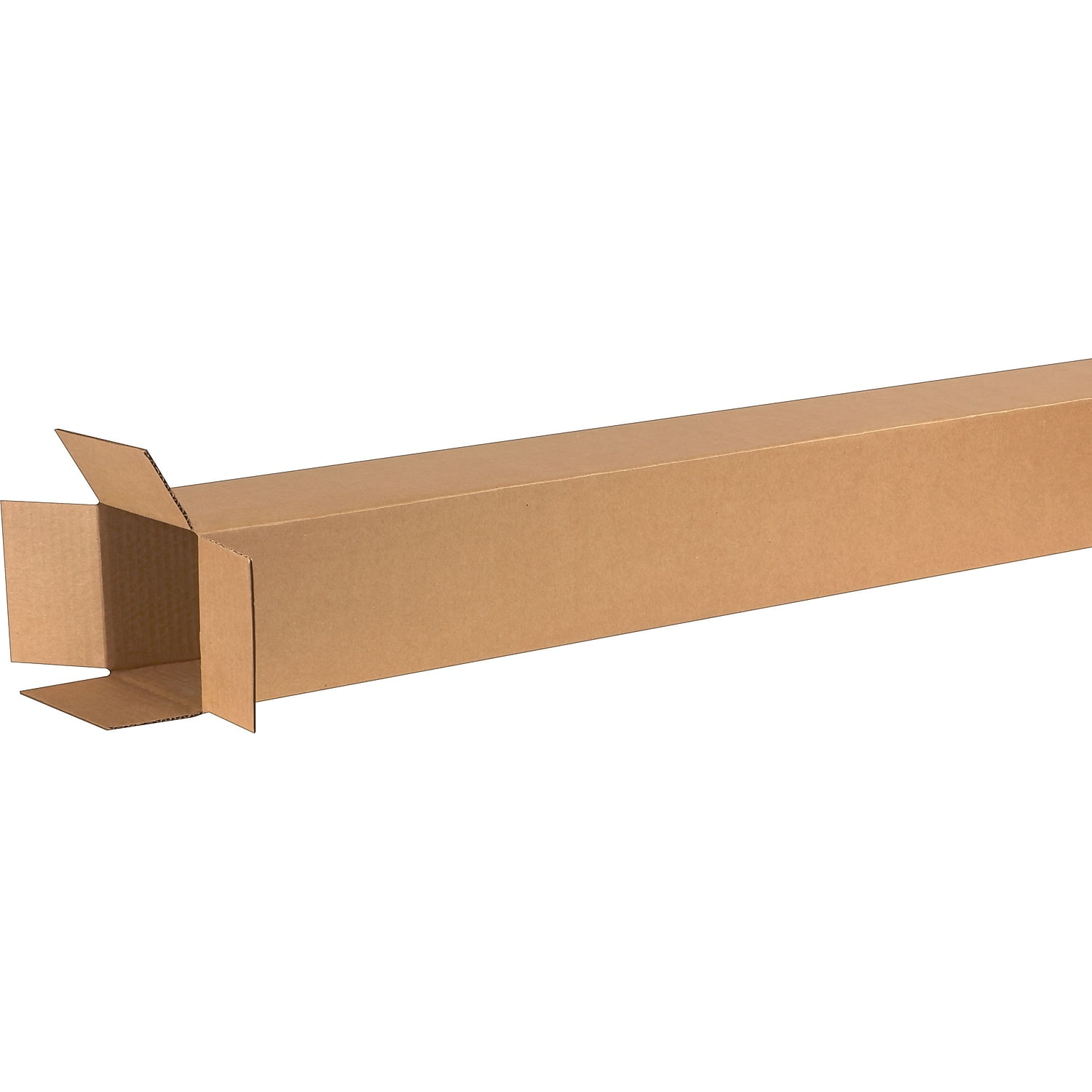 Partners Brand 6" x 6" x 72" Shipping Boxes 32 ECT Brown 15/Bundle ...