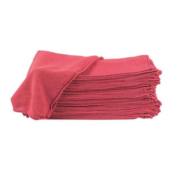 Partners Brand Shop Towel Rags,14" x 14",Red,PK60 BR110 - Walmart.com