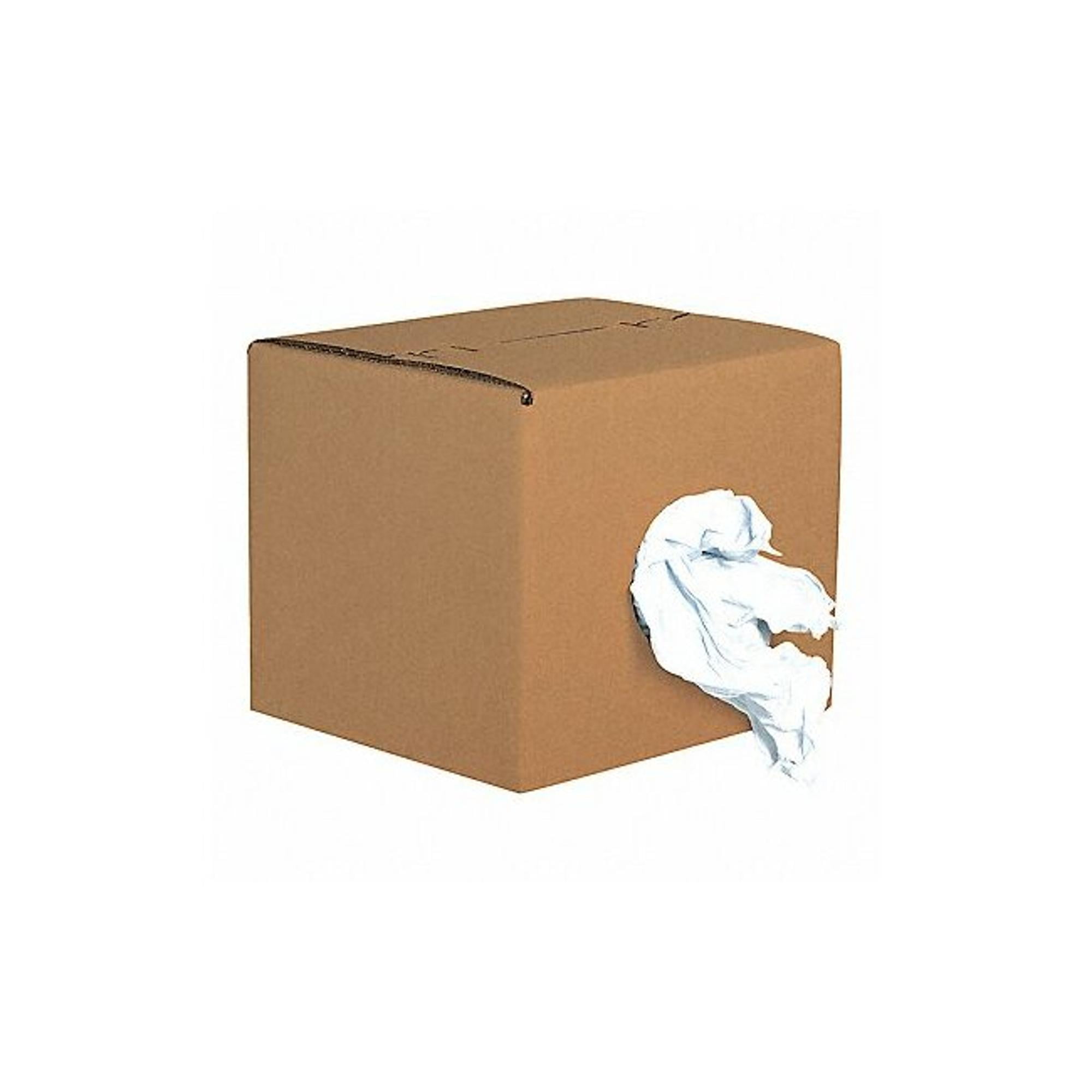 Partners Brand Box of Rags,Reclaimed White Knit,PK70 BR102 - Walmart.com