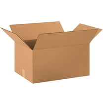 "Box Partners Sturdy Kraft Flat Corrugated Boxes for Moving & Shipping ...
