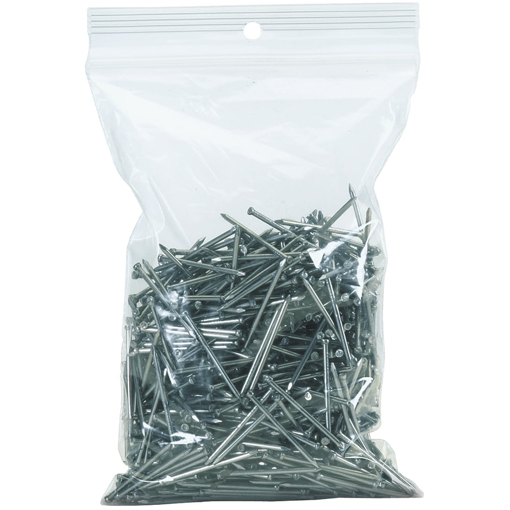 Quill Brand Reclosable 2 Mil Poly Bags w/Hang Hole 2" x 8" Clear 1000 ...