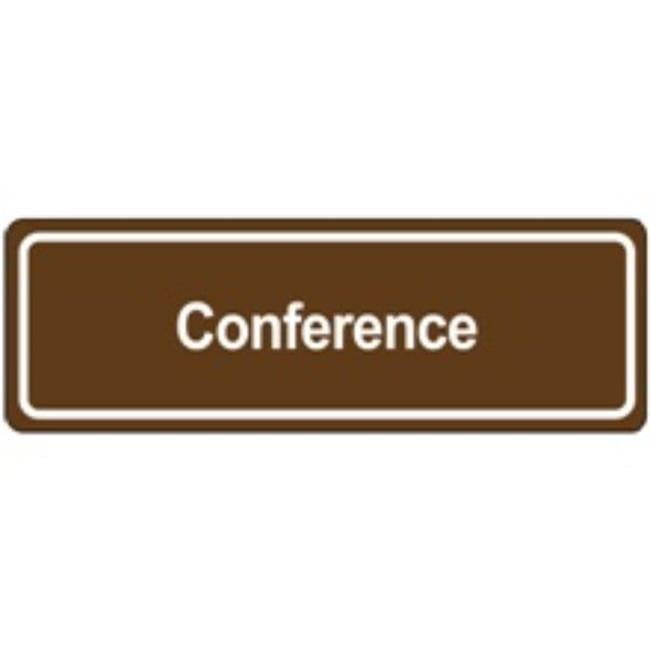 Partners Brand SN501 Conference Door Sign, Brown - Walmart.com