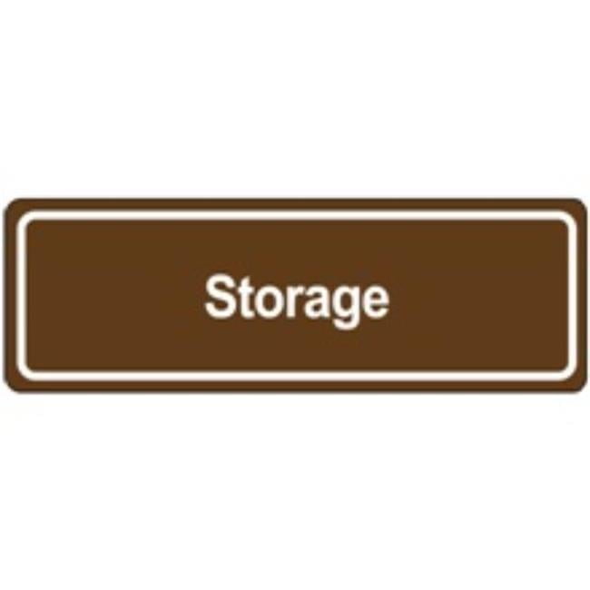 Partners Brand SN504 Storage Door Sign, Brown - Walmart.com
