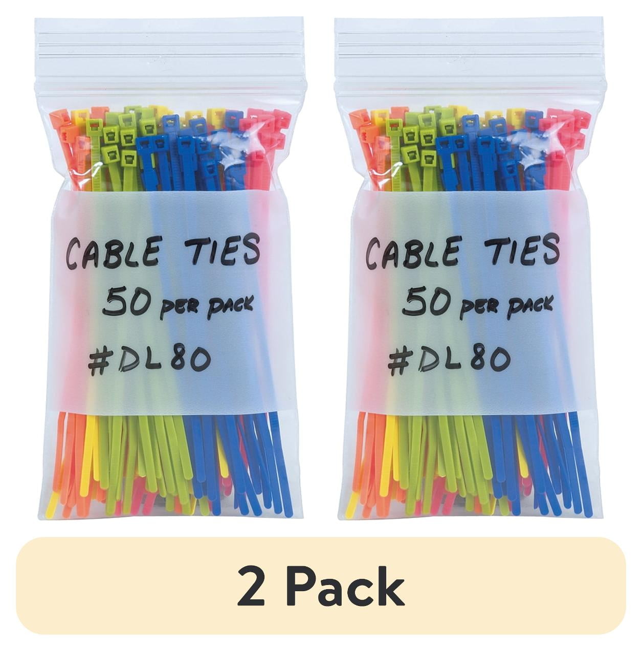 (2 pack) Partners Brand White Block Poly Bag,2.5"x3",4Mil,PK1000 PB3983 ...