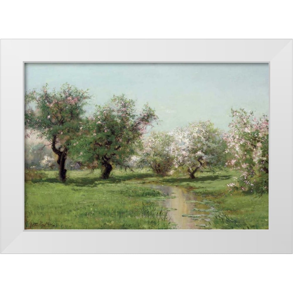 Parton, Arthur 14x11 White Modern Wood Framed Museum Art Print Titled ...