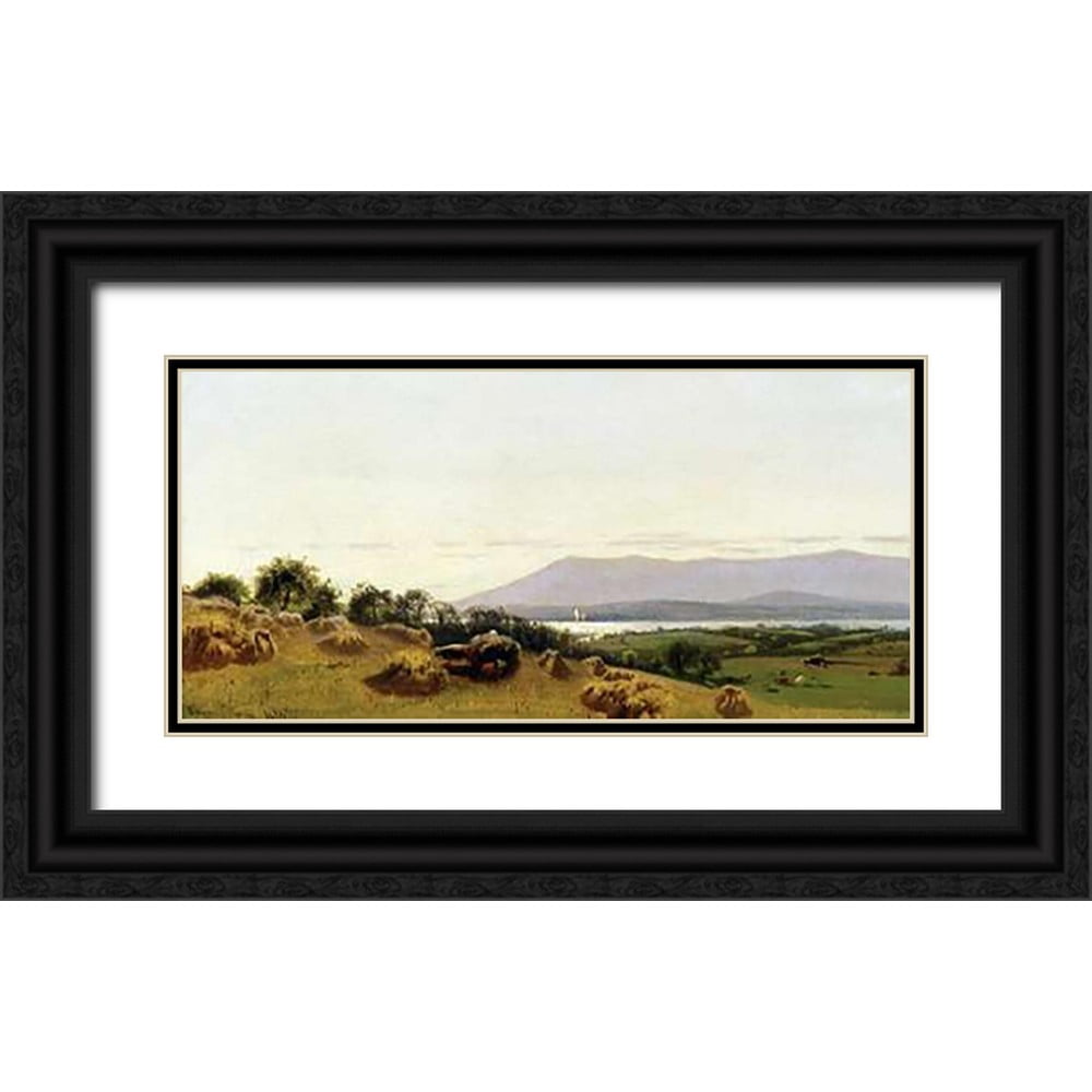 Parton, Ernest 18x11 Black Ornate Wood Framed with Double Matting Museum Art Print Titled ...
