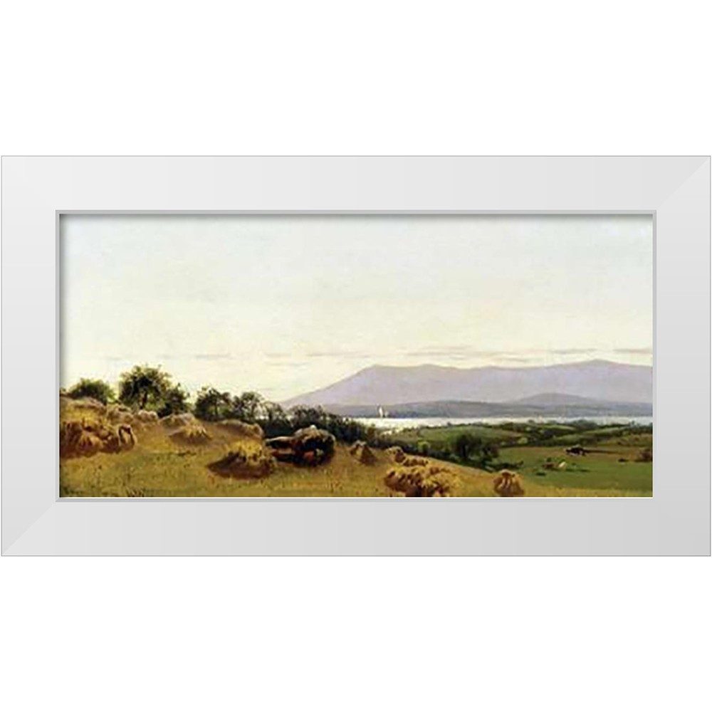 Parton, Ernest 18x11 White Modern Wood Framed Museum Art Print Titled - Harvesting - Walmart.com