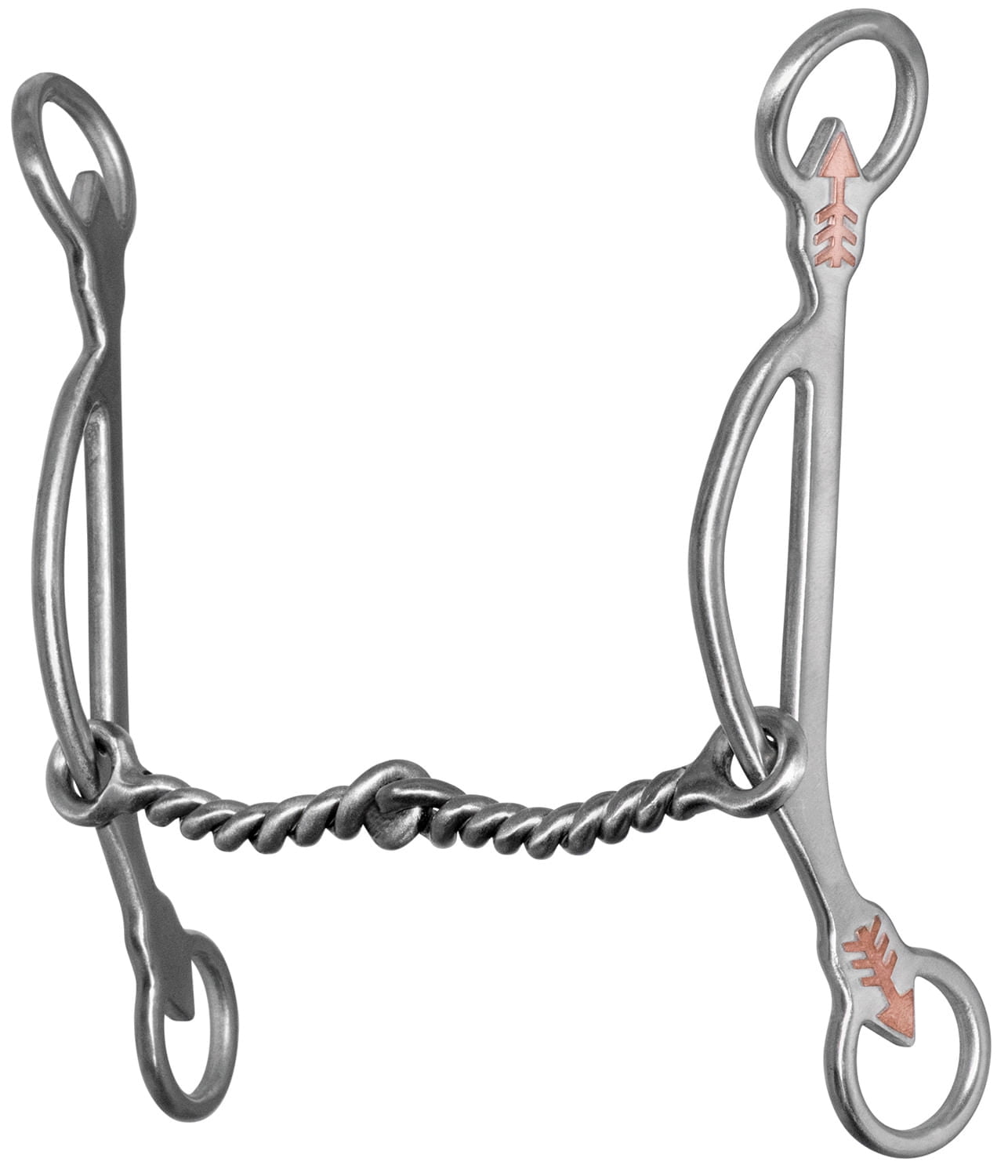 Partrade, Barrel Racing Series Winner Smooth Twisted Gag Bit - Walmart.com