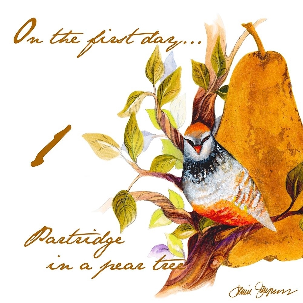 Partrige in a Pear Tree Poster Print by Janice Gaynor - Walmart.com