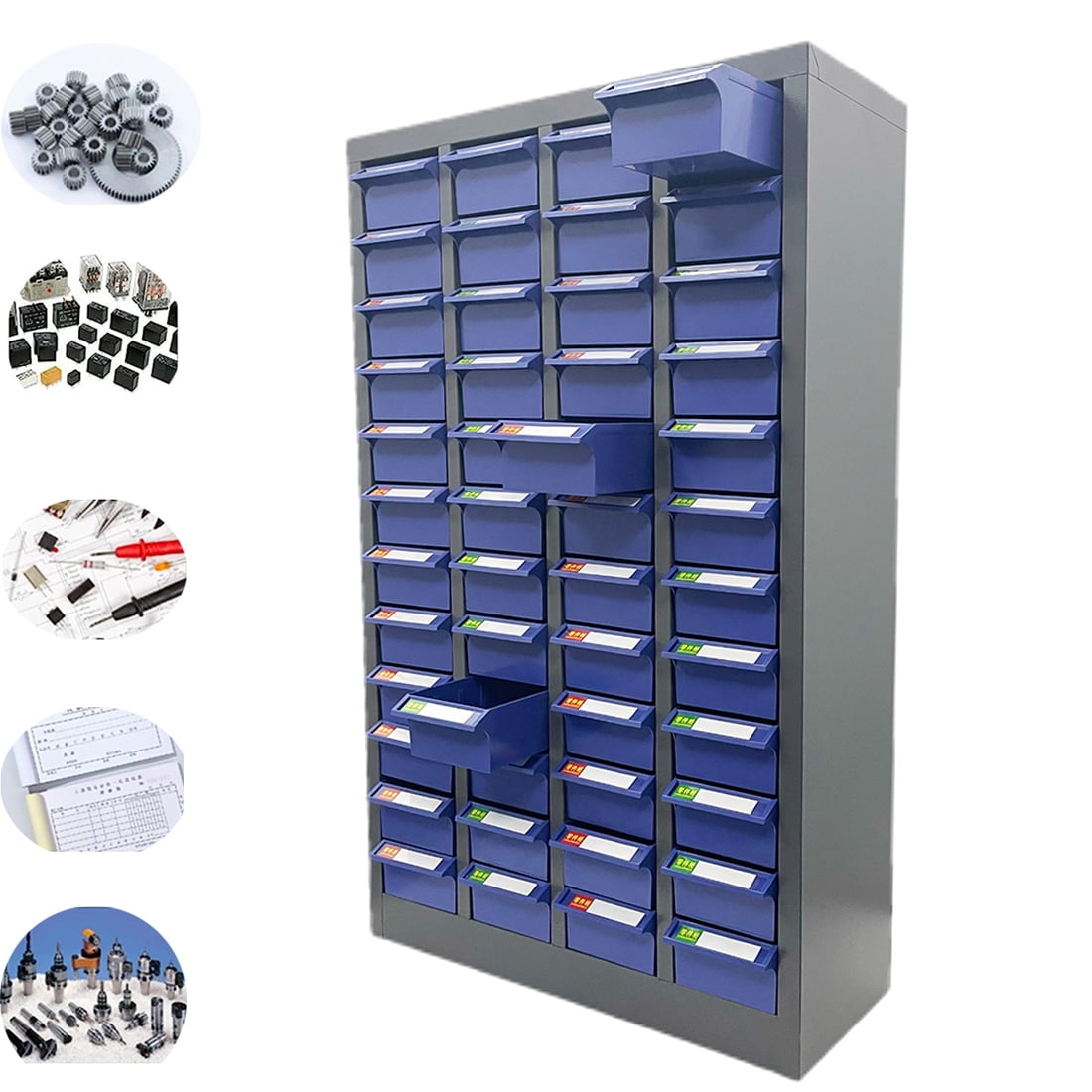 Parts Cabinet Bolt and Nut Tool Storage Cabinet with 48 Medium Drawers ...