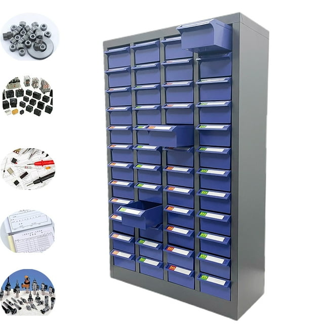Parts Cabinet Bolt and Nut Tool Storage Cabinet with 48 Medium Drawers ...