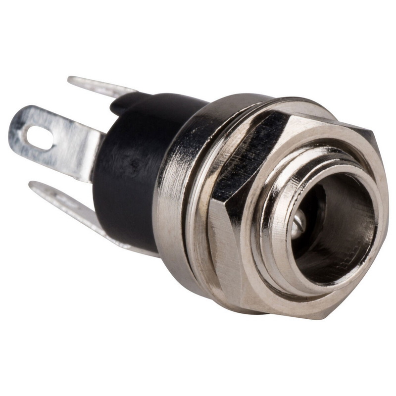 Parts Express 2.1mm Panel Mount DC Jack - Walmart Business Supplies