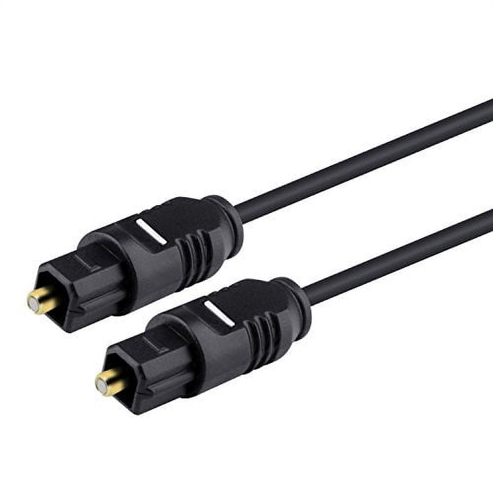 Parts Express 3 FT Digital Audio Optical TOSLink Cable Optic 3ft ...