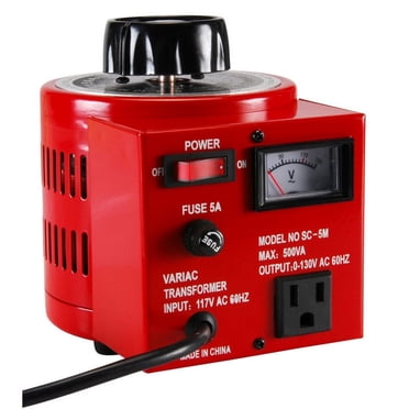 20 Amp Variable Transformer, 2000va Max, 0~130 Volt Output - Walmart.com