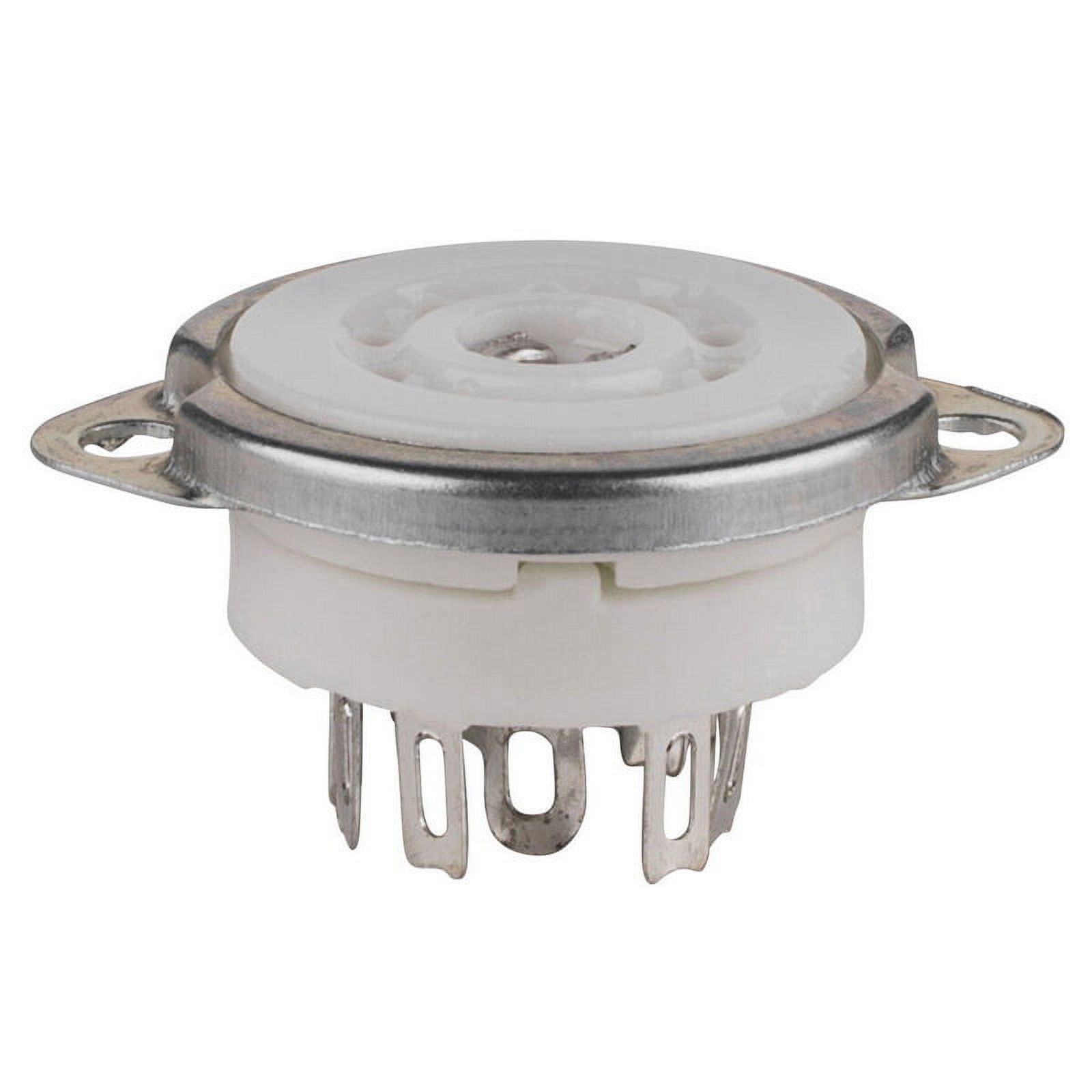 Parts Express 9 Pin Chassis Mount Ceramic Vacuum Tube Socket for 12AX7 ...