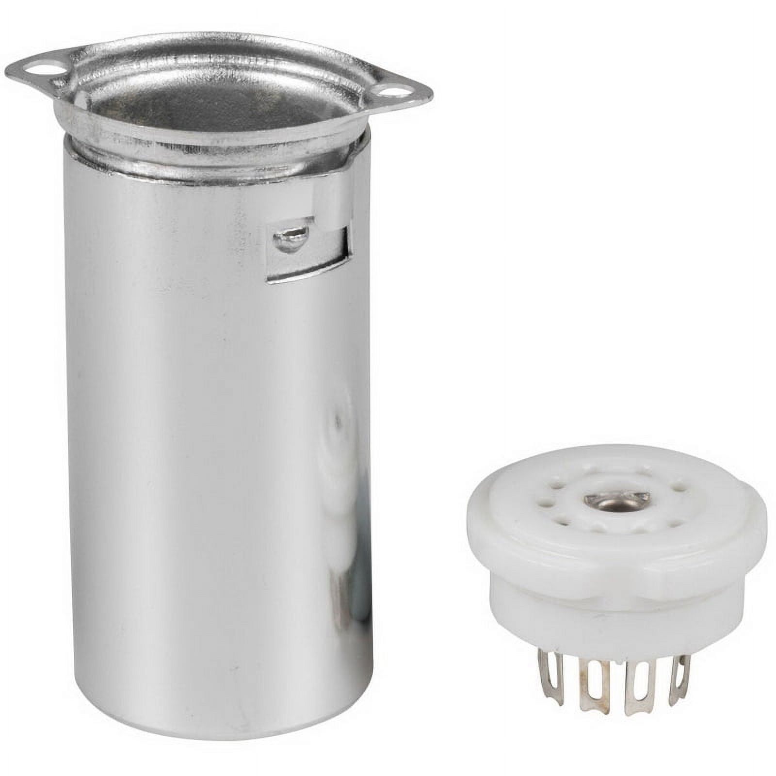 Parts Express 9-Pin Vacuum Tube Socket Ceramic with Shield - Walmart.com