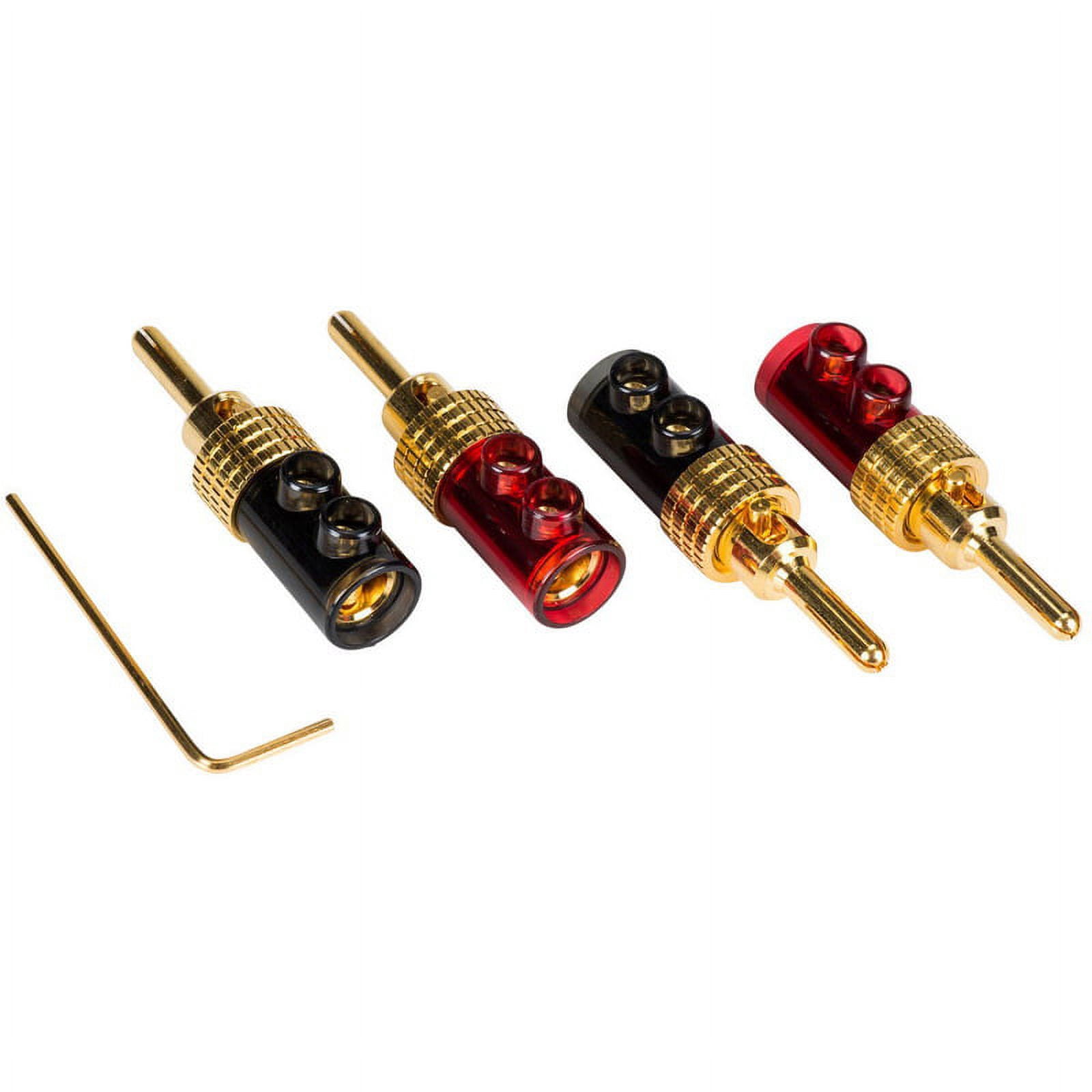 Parts Express Expanding Banana Plug with Dual Set Screws and Poly ...
