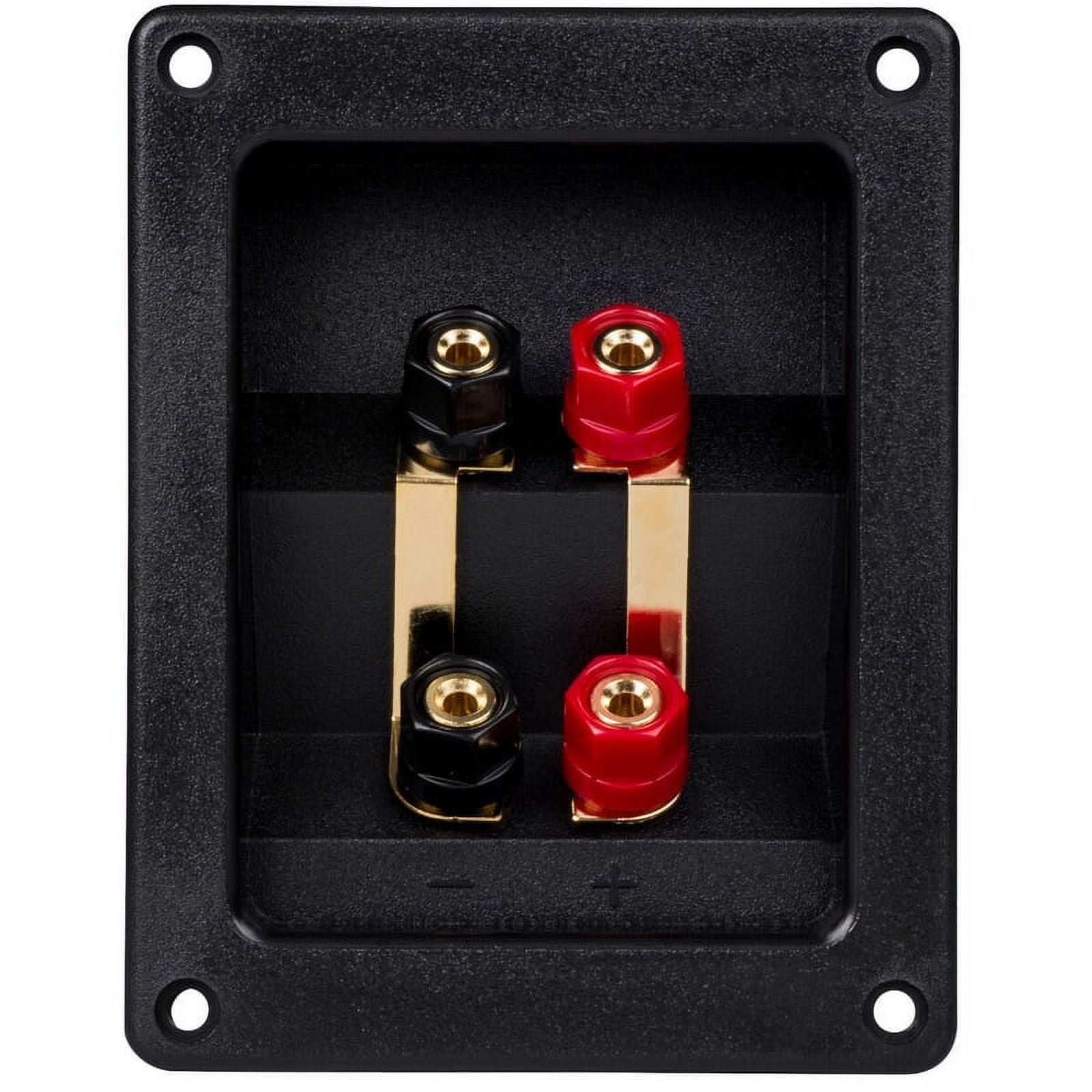 Parts Express Gold Plated Bi-Amp Speaker Wire Terminal Cup Binding Post ...