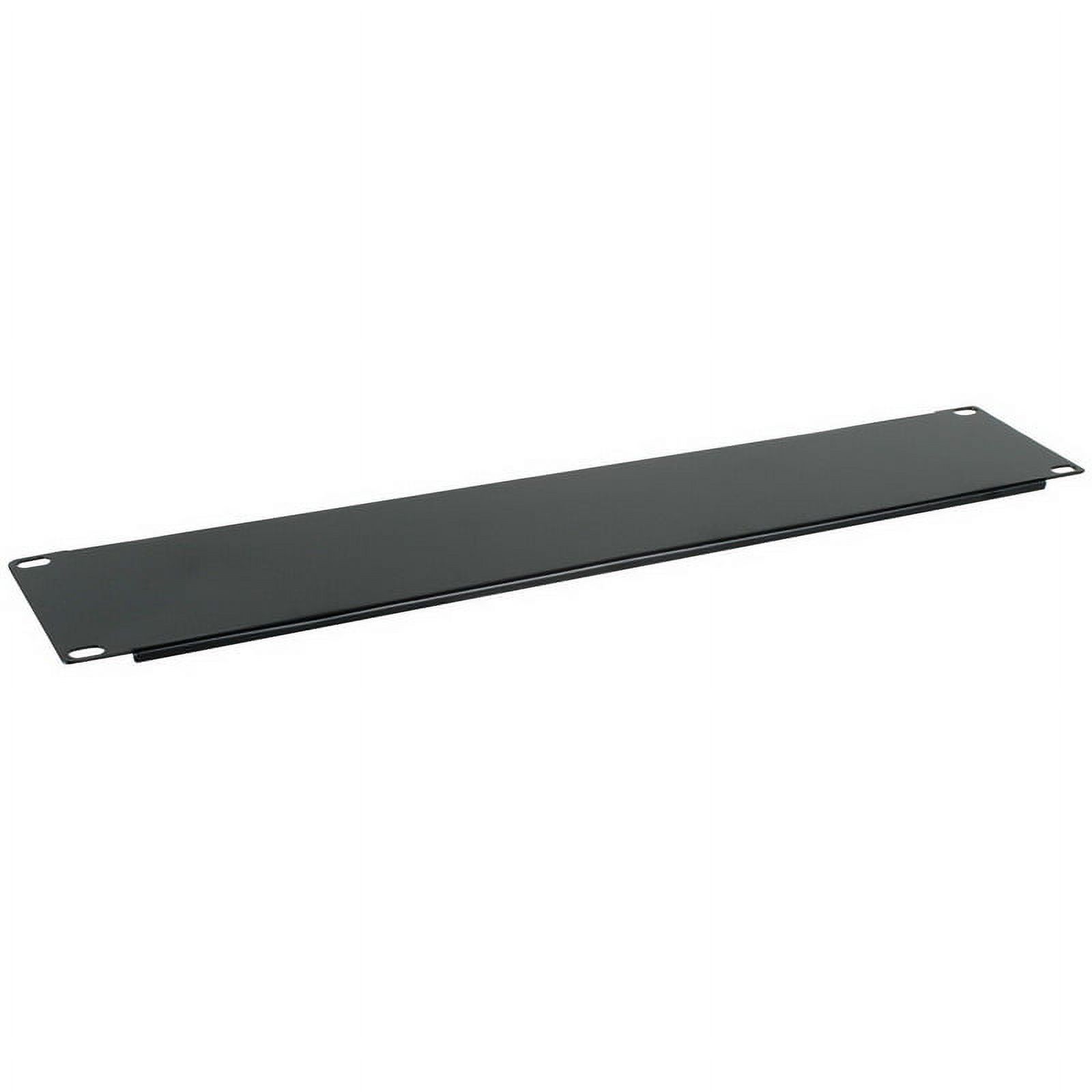 Parts Express Heavy Duty 0.065" Steel Blank Rack Panel 2U with Flanges ...