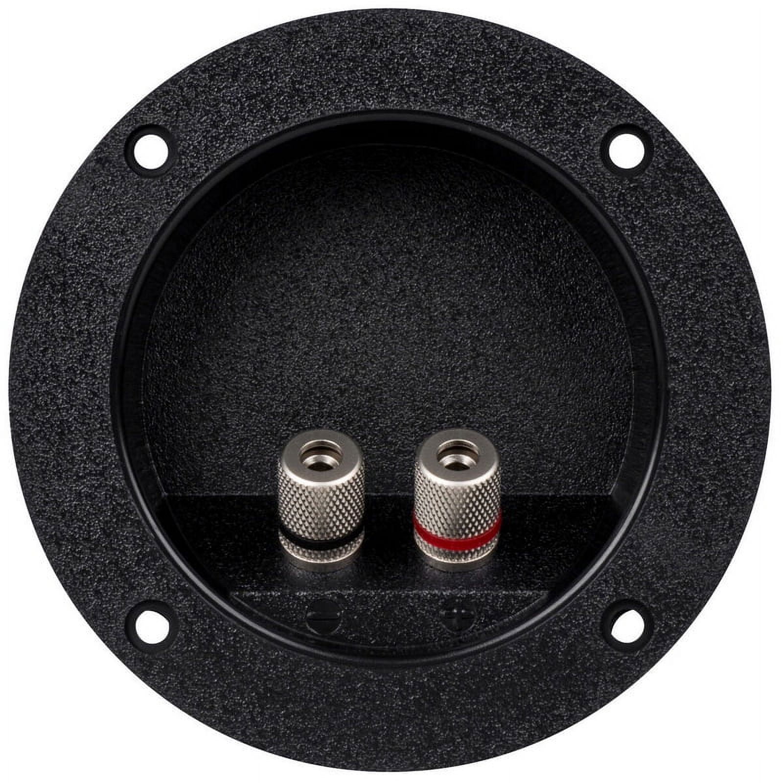 Parts Express Round Speaker Terminal Cup 4-1/8" Satin Nickel Binding ...