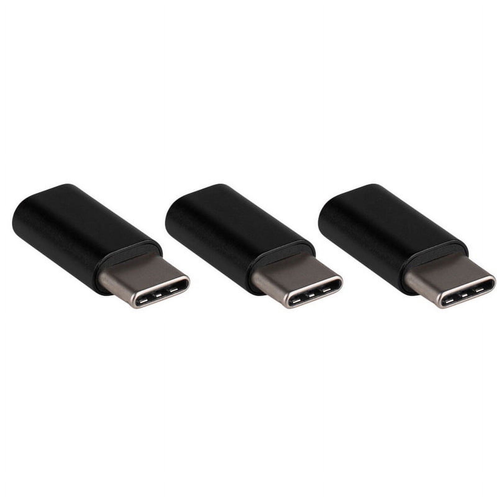 Parts Express USB-C Male to Micro B Female Adapter- 3 Pack - Walmart.com