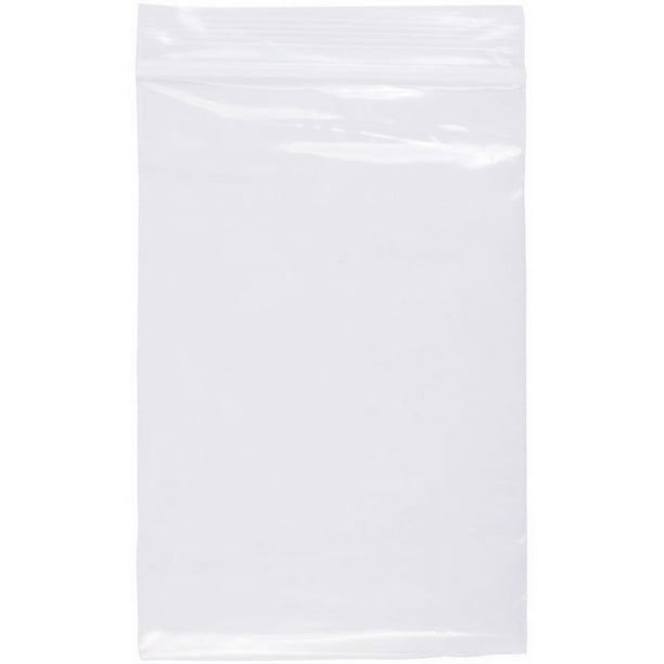 Parts Express Ziplock Type Bag 4" x 6" 100 Pcs. - Walmart Business Supplies