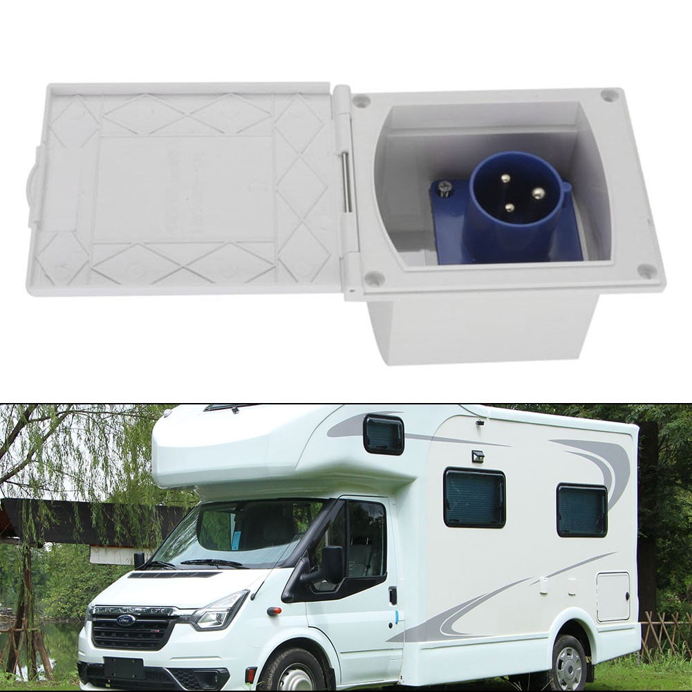 Parts External Plug Socket 16A 230V Accessories Camper Caravan Fittings ...