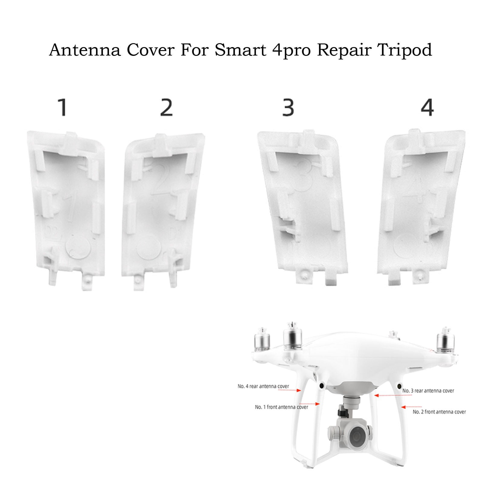Parts Landing Gear Drone Replace Antenna Cover For 4 (NO.1~4 ...